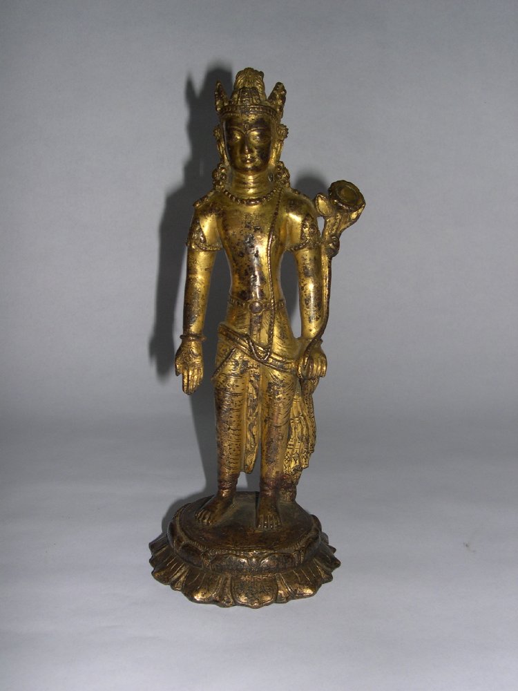 Global Nepali Museum - Bodhisattva Avalokiteśvara with lotus (Padmapani ...