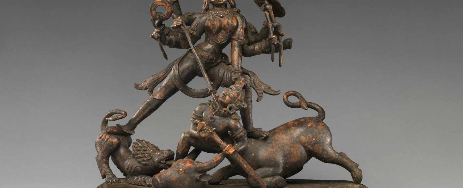 Global Nepali Museum - The Goddess Durga Slaying Mahisha | Global ...