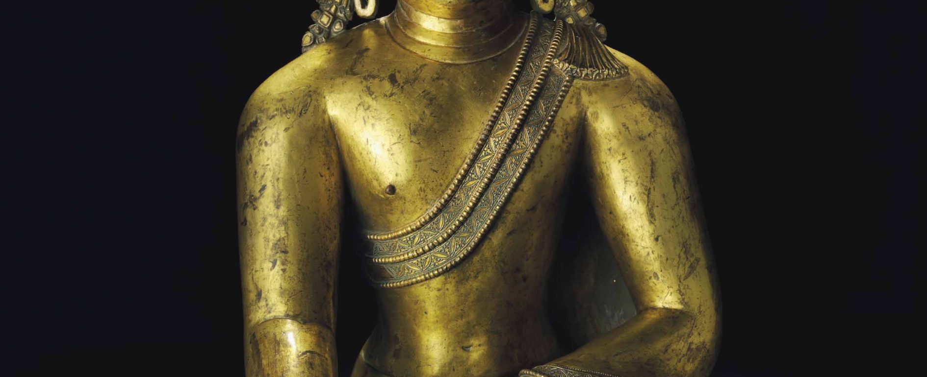 Global Nepali Museum - A large and important gilt bronze figure of ...