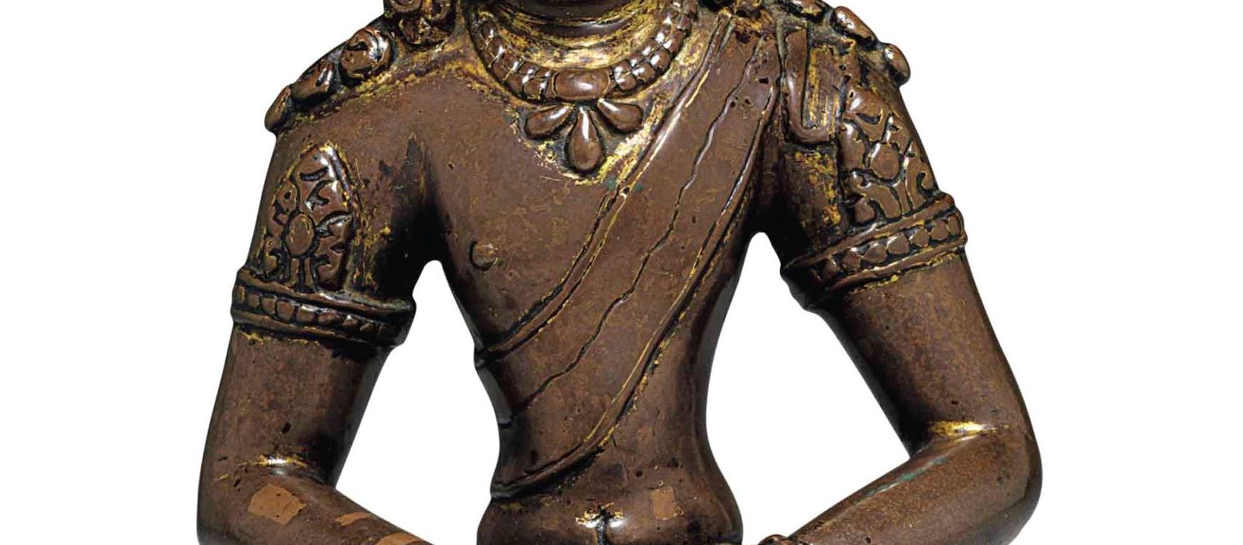 Global Nepali Museum - A bronze figure of Amitayus | Global Nepali Museum