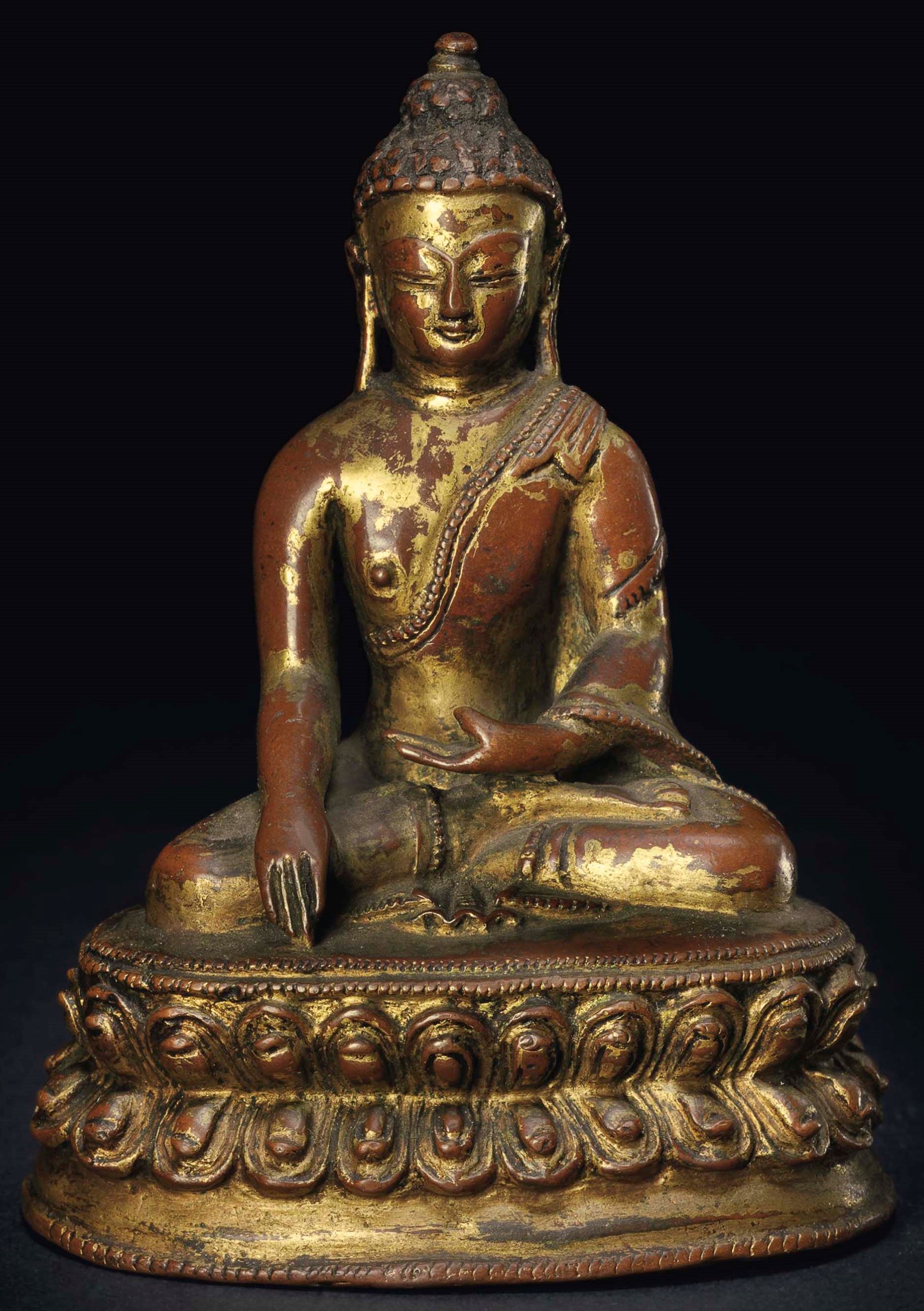 Global Nepali Museum - A gilt copper figure of Buddha | Global Nepali ...
