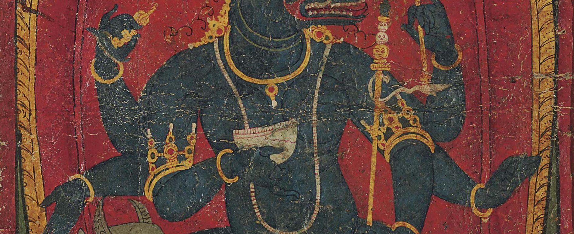 Global Nepali Museum - A small painting of Varahi | Global Nepali Museum