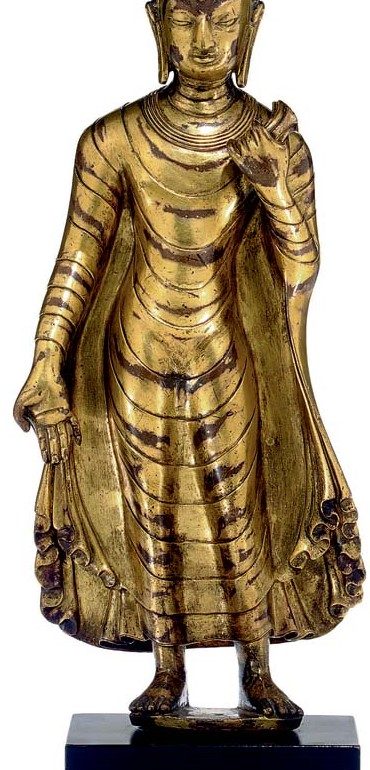 Global Nepali Museum - A gilt copper figure of Buddha | Global Nepali ...