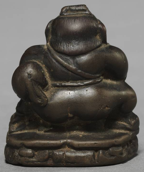 Global Nepali Museum - Miniature Seated Kubera | Global Nepali Museum