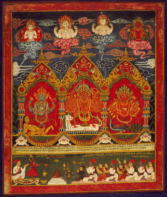 Global Nepali Museum - Three Mother Goddesses (Matrikas): Mahalakshmi ...