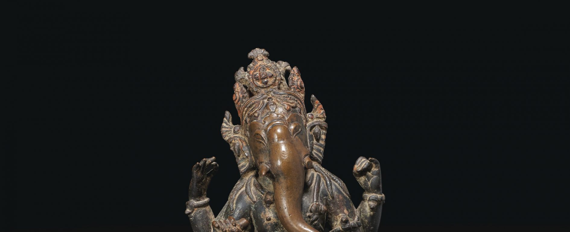 Global Nepali Museum - A RARE BRONZE FIGURE OF GANESHA | Global Nepali ...